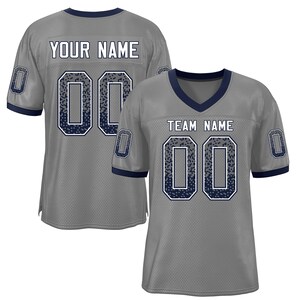 KXK Custom Football Jersey With Your Name & Number, Soccer Shirt Gift ...