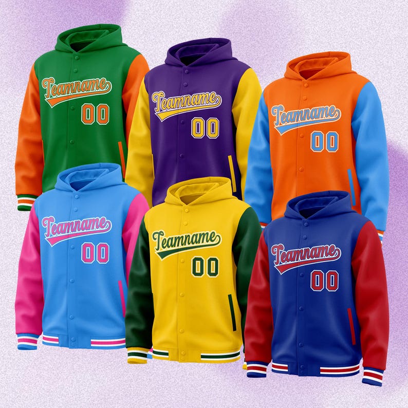 KXK Custom Varsity Jacket: Unisex Adult Youth Bomber, Personalized Team ...