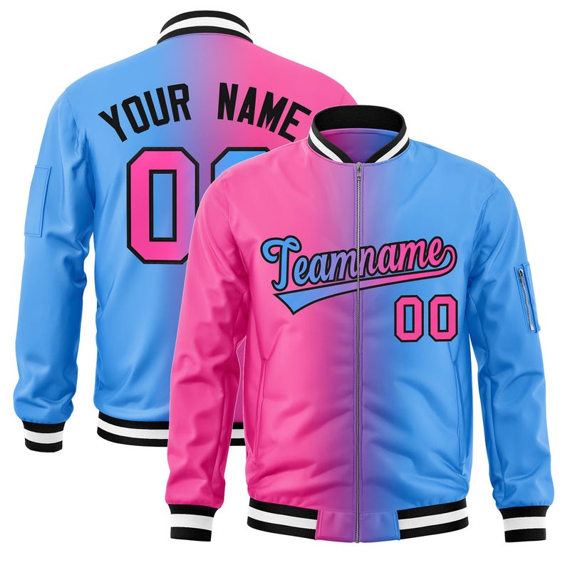 Bomber Custom Satin Jacket - Etsy