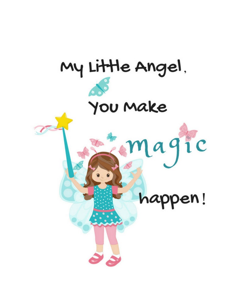 Angel Poster Childs Room Art Work / Digital Download / Wall Art - Etsy