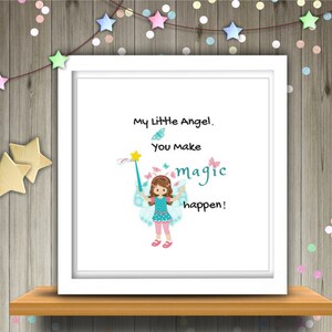 Angel Poster Childs Room Art Work / Digital Download / Wall Art - Etsy