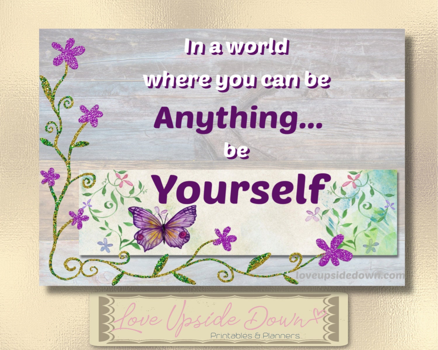 Be Yourself Printable Instant Download Wall Art - Etsy