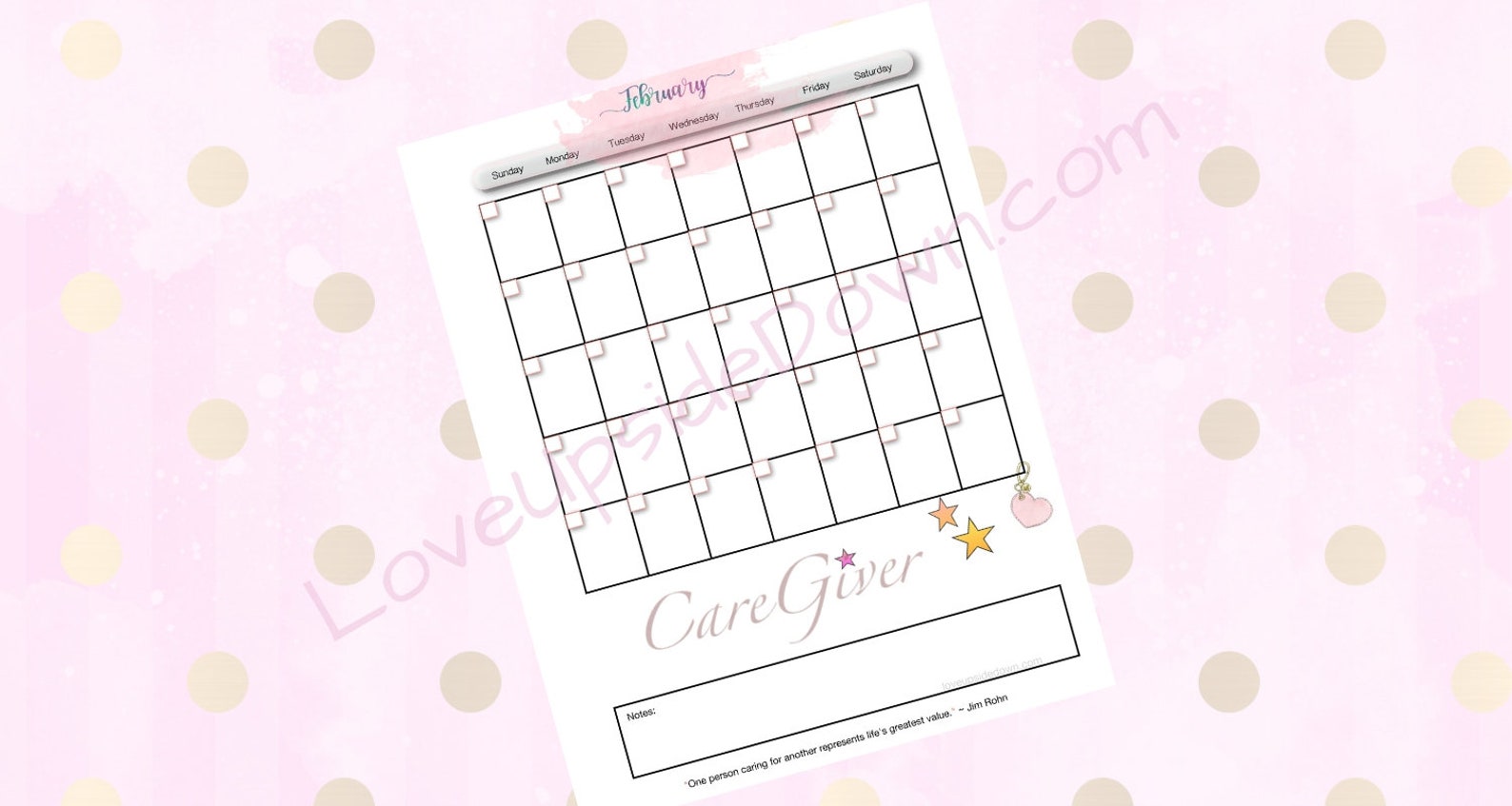 Caregiver Planner / Printable / Care Giver / PDF / Goodnotes / Calendar ...