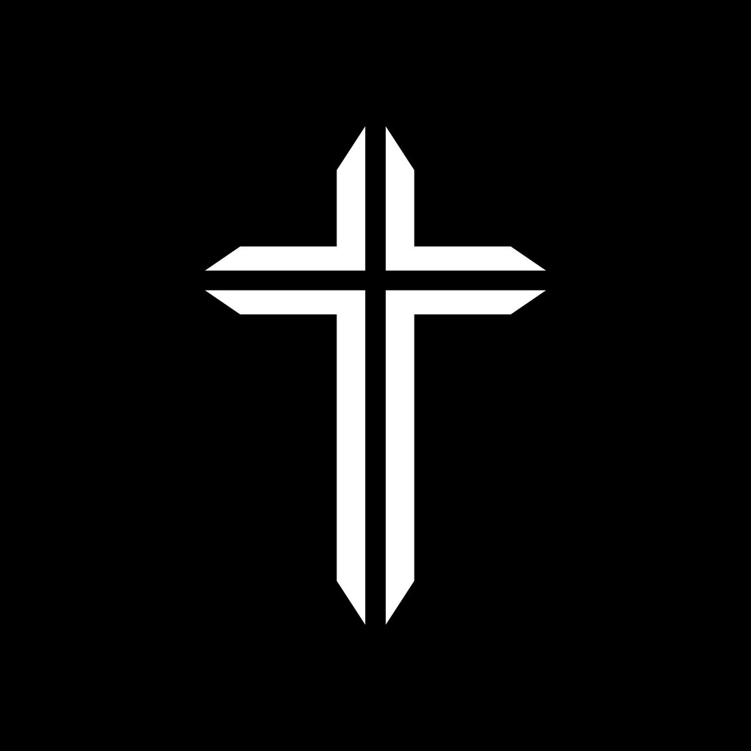 Stylized Cross Decal by Momentum Decals - Etsy