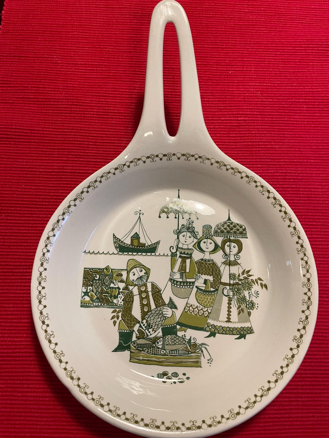 Vintage Figgjo Flint Ceramic Skillet Turi Design Market Scandinavian ...