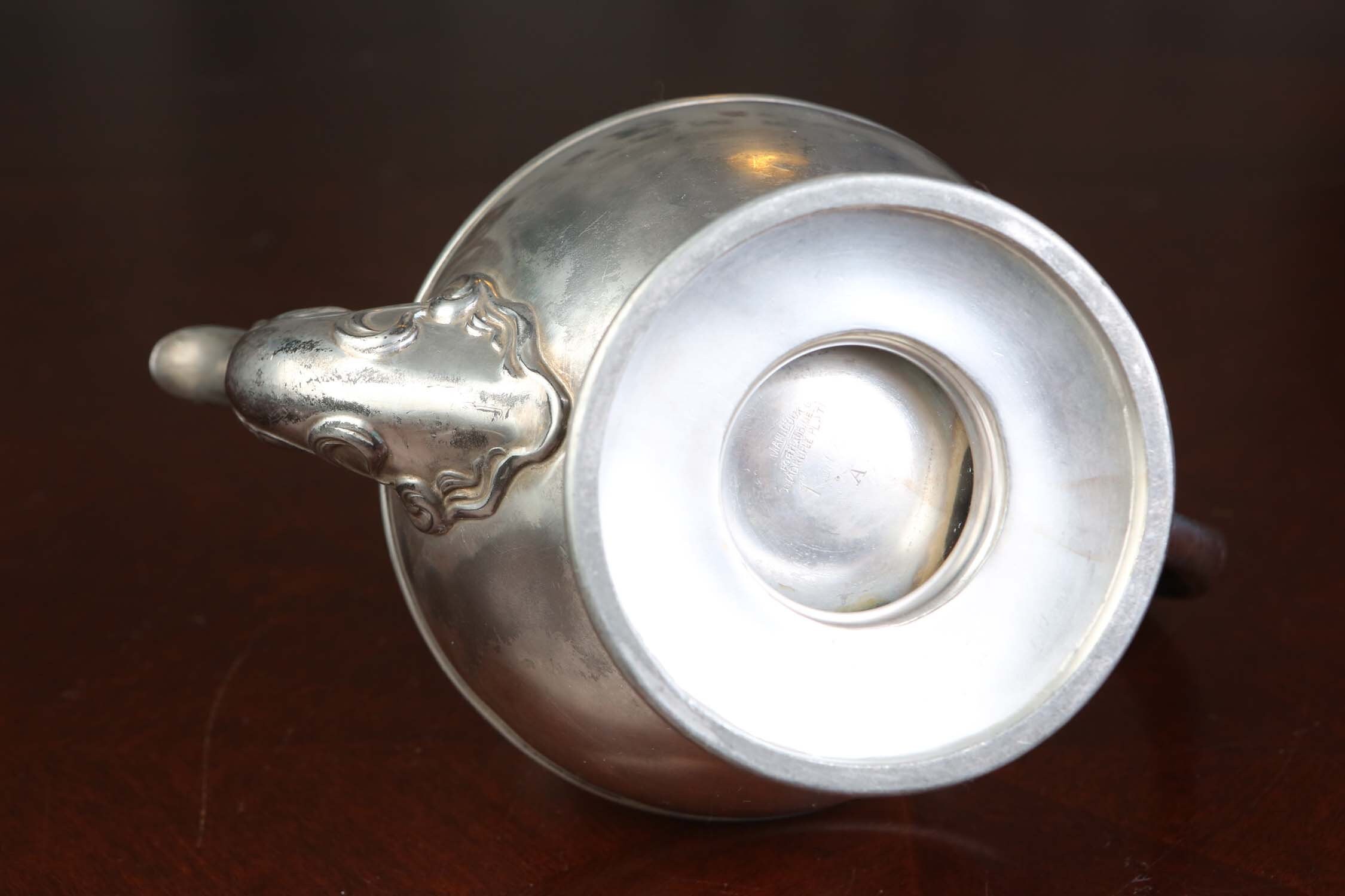 Antique Woodman Cook Co Portland Maine Teapot/coffee Pot Quadruple ...