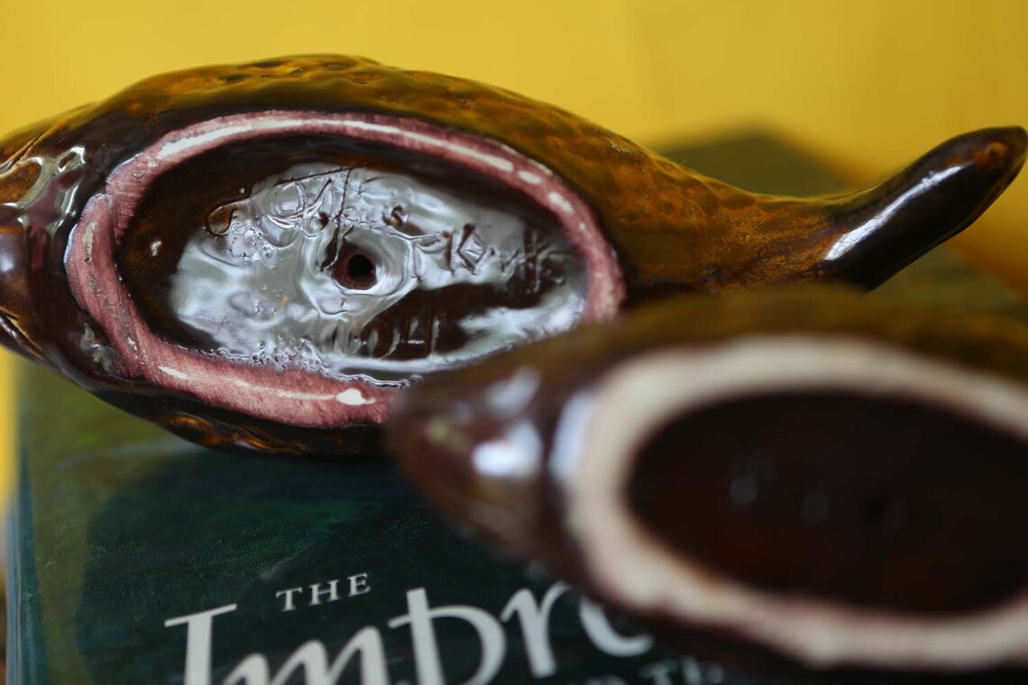 Two Ceramic Fish Figurines Carp Figurines Handcrafted Pottery | Etsy