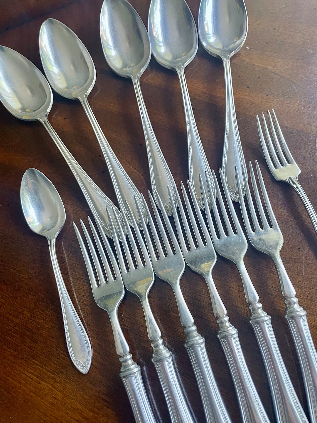 Antique Community Plate 1910 Sheraton Pattern Flatware Oneida ...