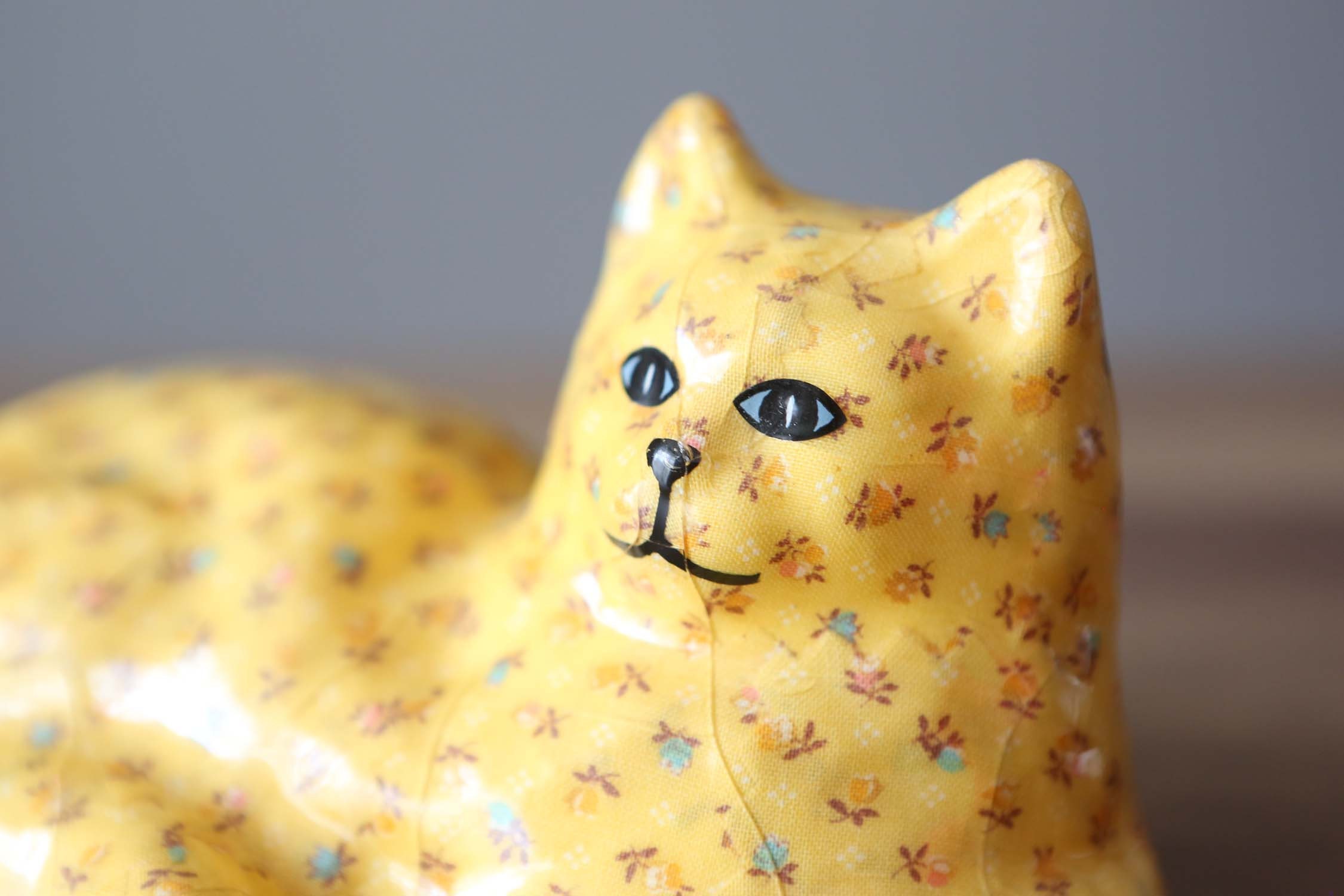 Vintage Folk Art Cats Découpage Cats Primitive Calico | Etsy