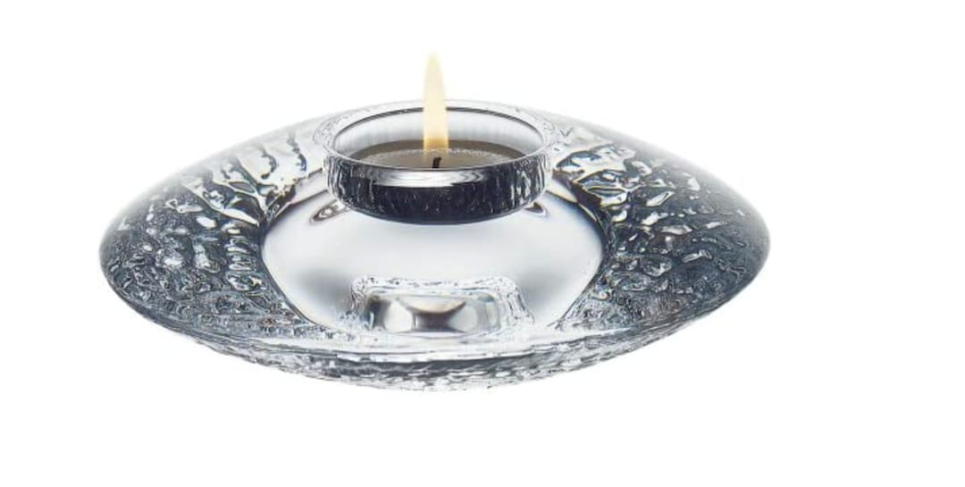 Orrefors Discus Votive Candle Holder Made in Sweden - Etsy