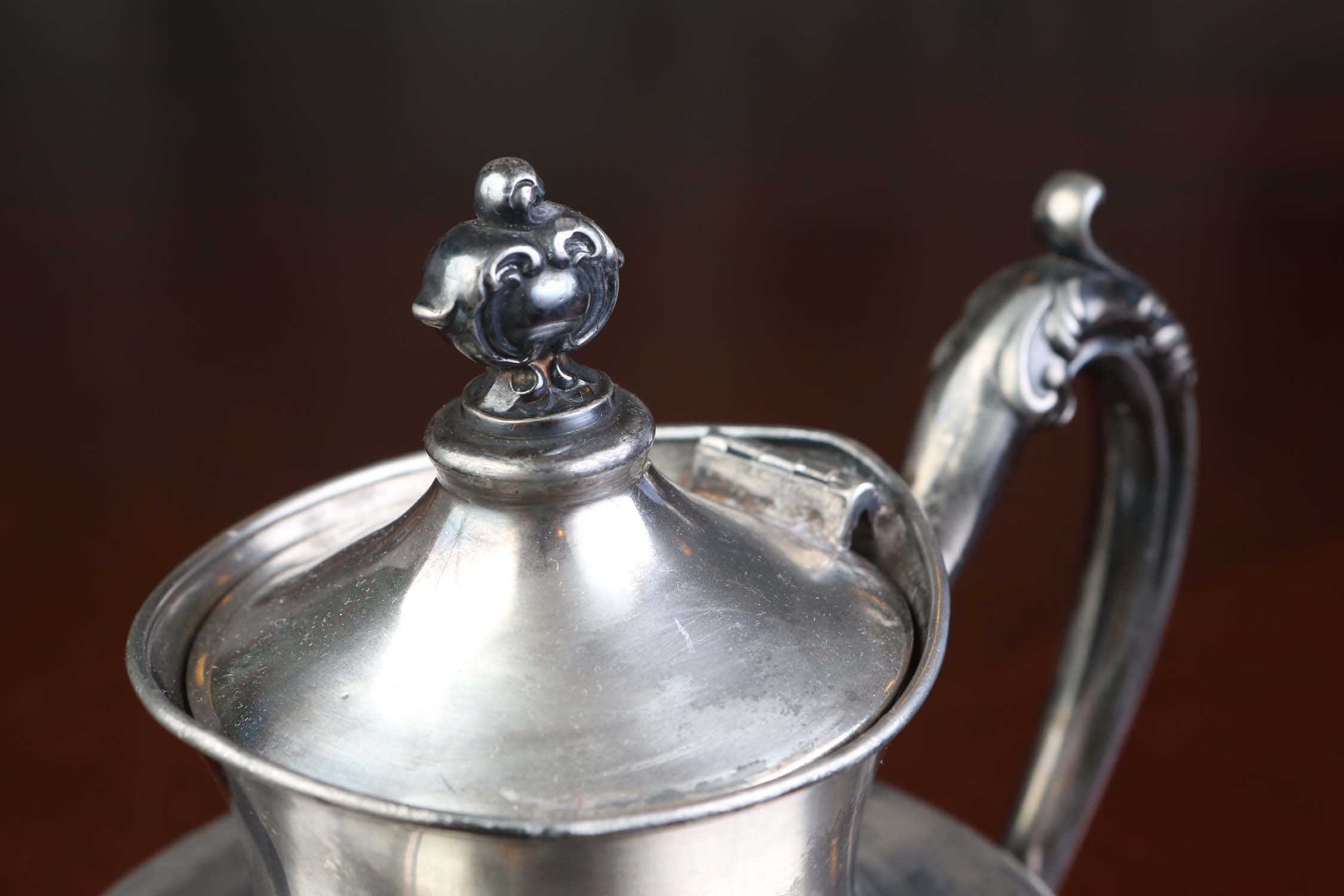 Antique Woodman Cook Co Portland Maine Teapot/coffee Pot Quadruple ...