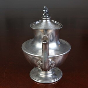 Antique Woodman Cook Co Portland Maine Teapot/coffee Pot Quadruple ...