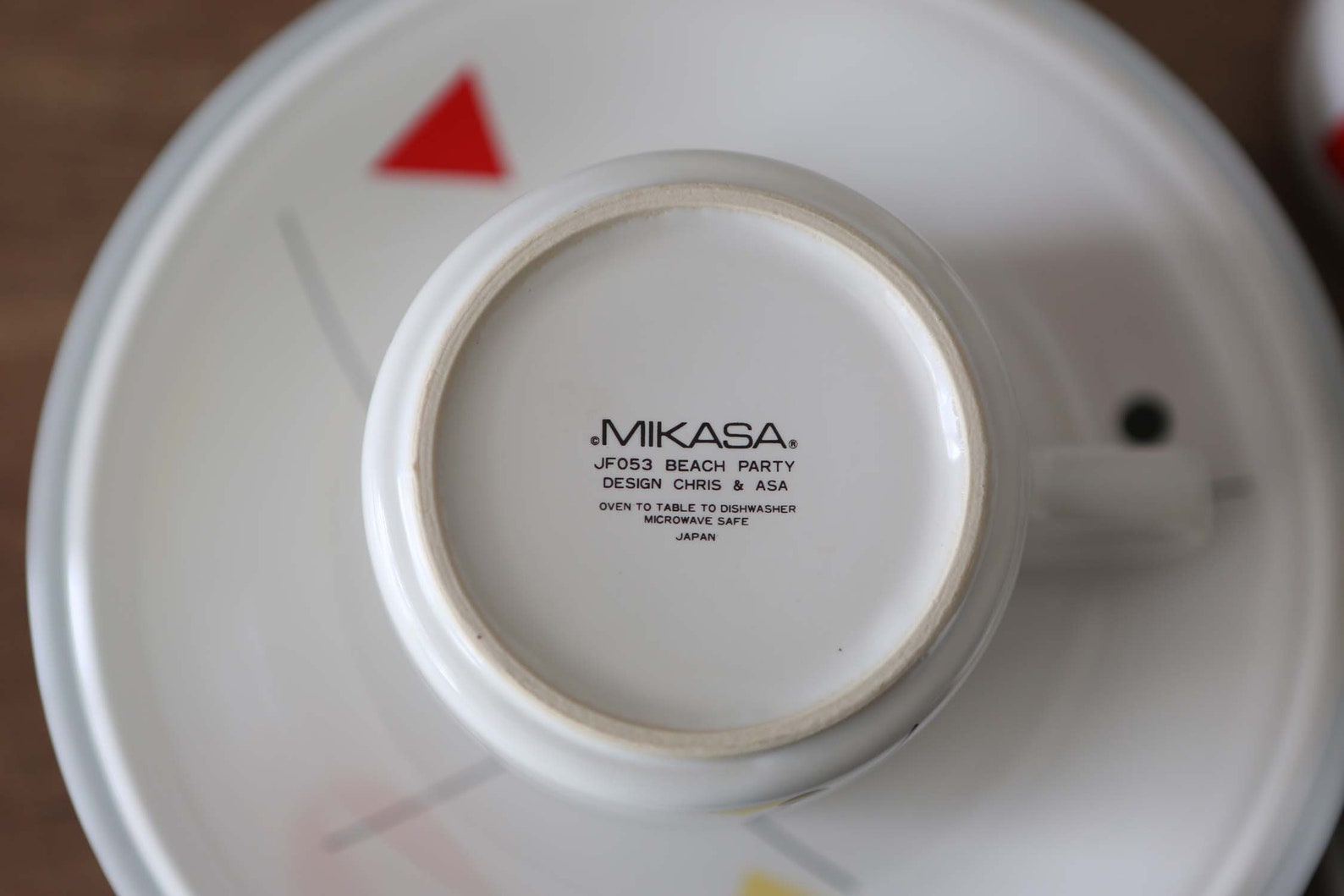 Rare Mikasa Japan Beach Party Cups and Plates Modern Design - Etsy