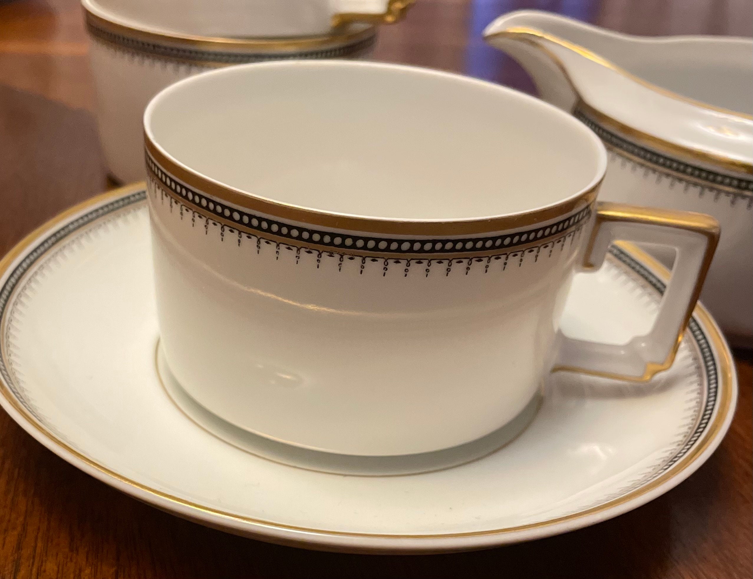 Antique Imperial Selb Bavaria Heinrich H&C Set of 2 Cup, 1 Saucer and ...
