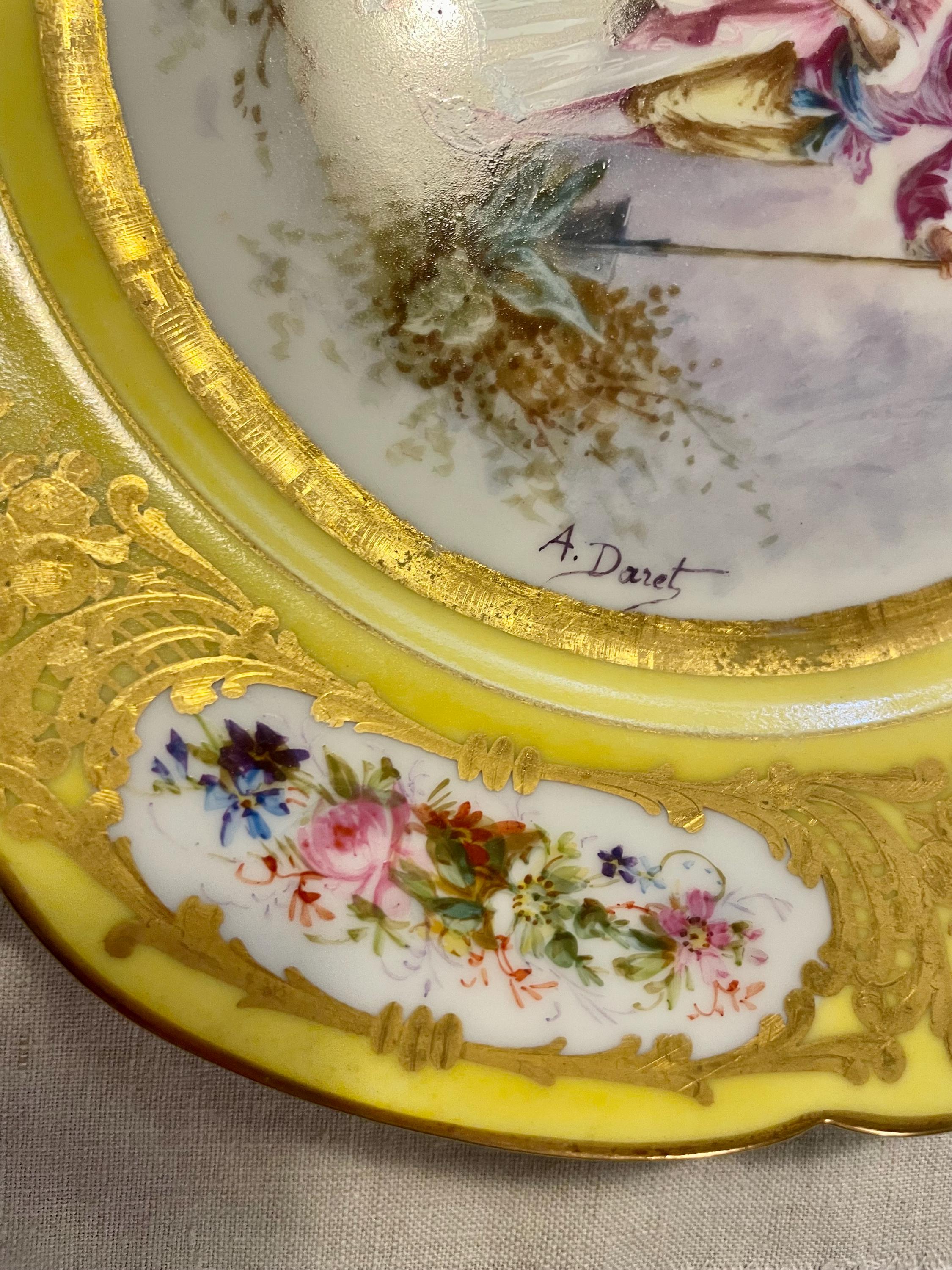 Antique Sèvres Porcelain Cabinet Plate - Château Des Tuileries (1846 ...