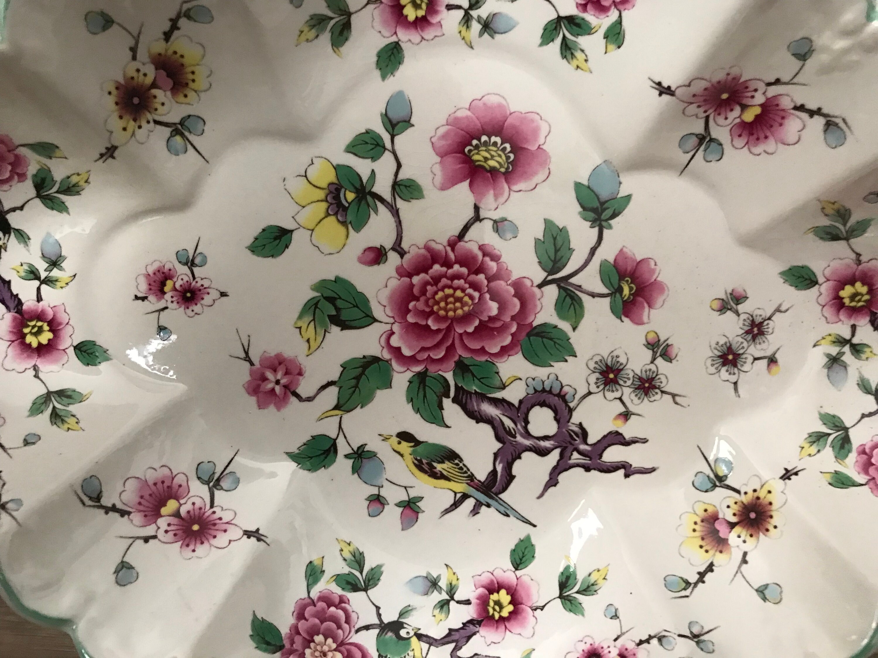 Vintage Old Foley James Kent LTD Staffordshire England Scallop - Etsy