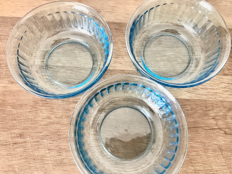 Set of 3 Vintage Forte Crisa Azure Bowls 1960s Made in - Etsy