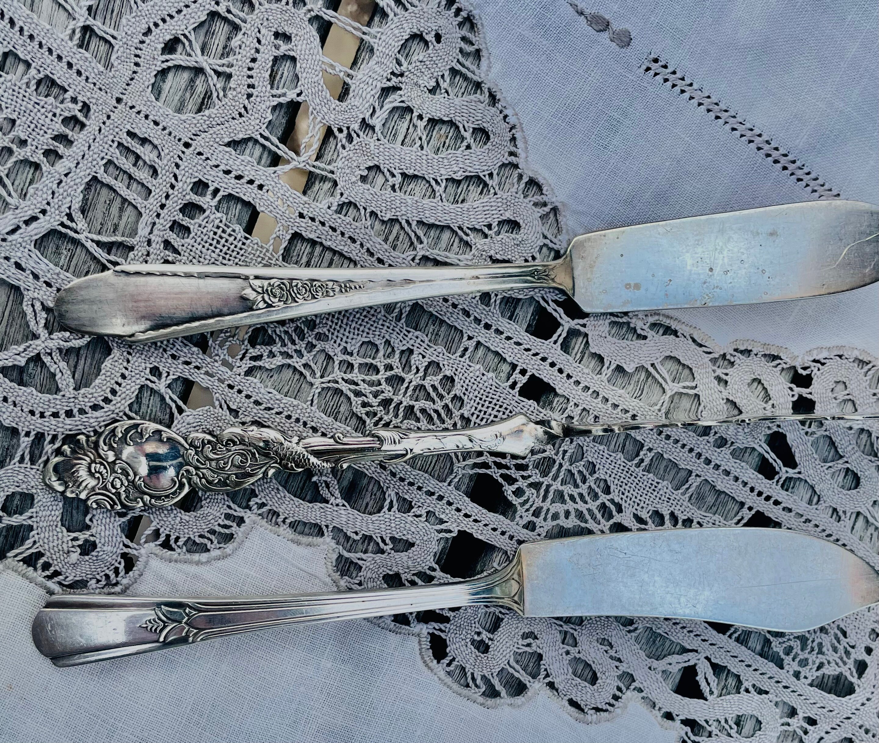 Antique Butter Spread Knives Butter Spreader Fancy Rare Set of - Etsy