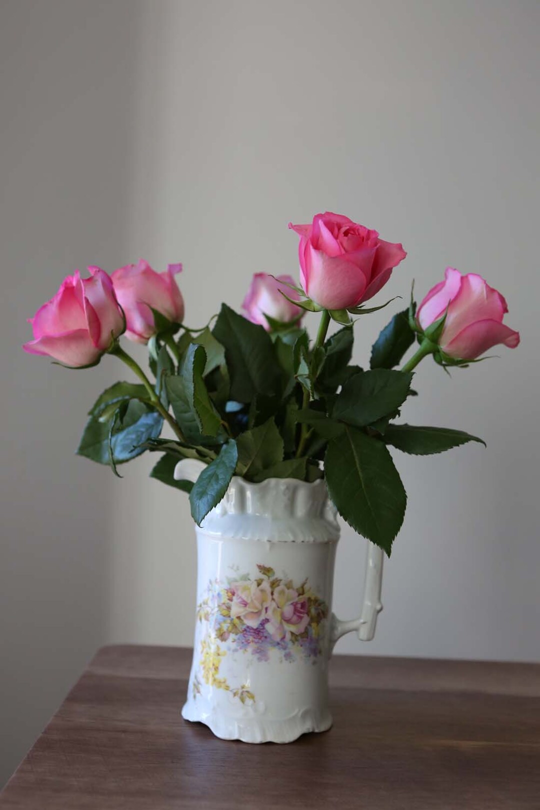 Antique Rose Porcelain Pitcher or Creamer C.T. Carl Tielsch-germany - Etsy