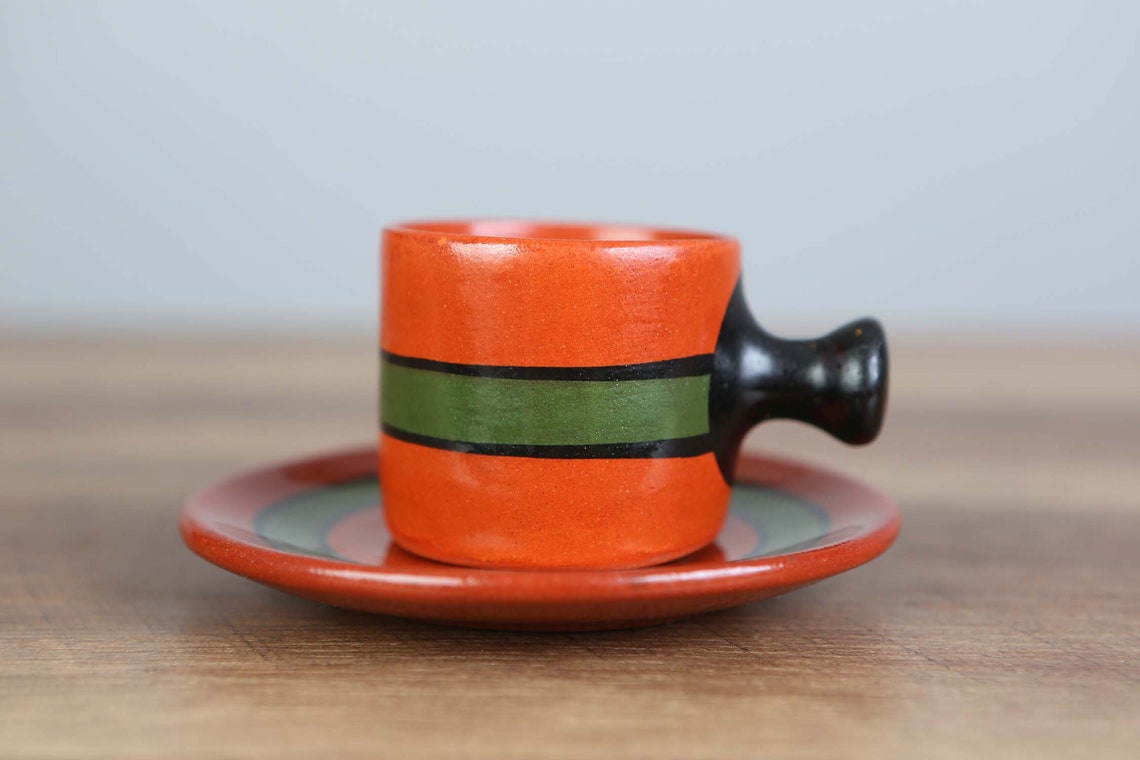 Vintage Ceramic Coffee Set Art Pottery Coffee Pot Sugar Bowl | Etsy