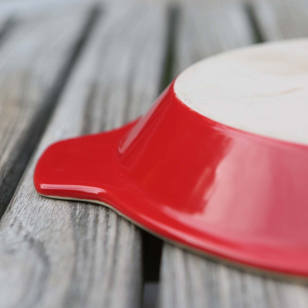 Red Ceramic Au Gratin Baking Dish Technique Cookware Bakeware - Etsy