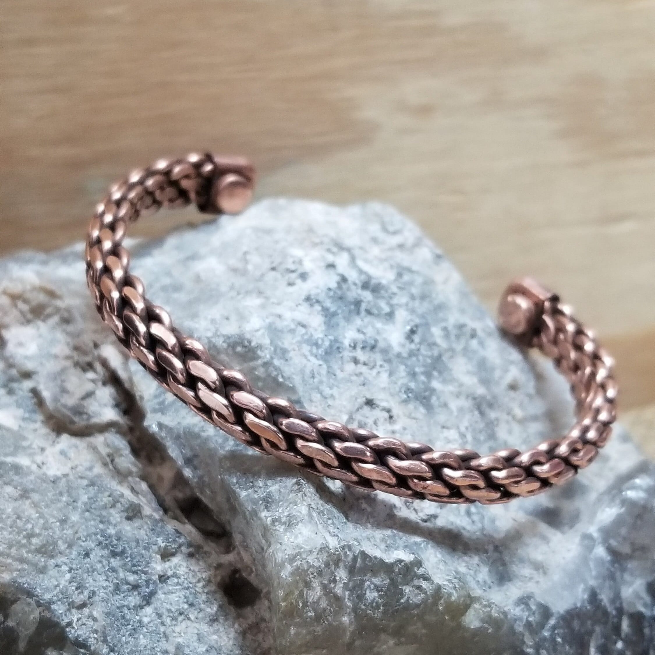 Copper Magnet Bands Copper Bracelet Two Tone Copper Bands - Etsy