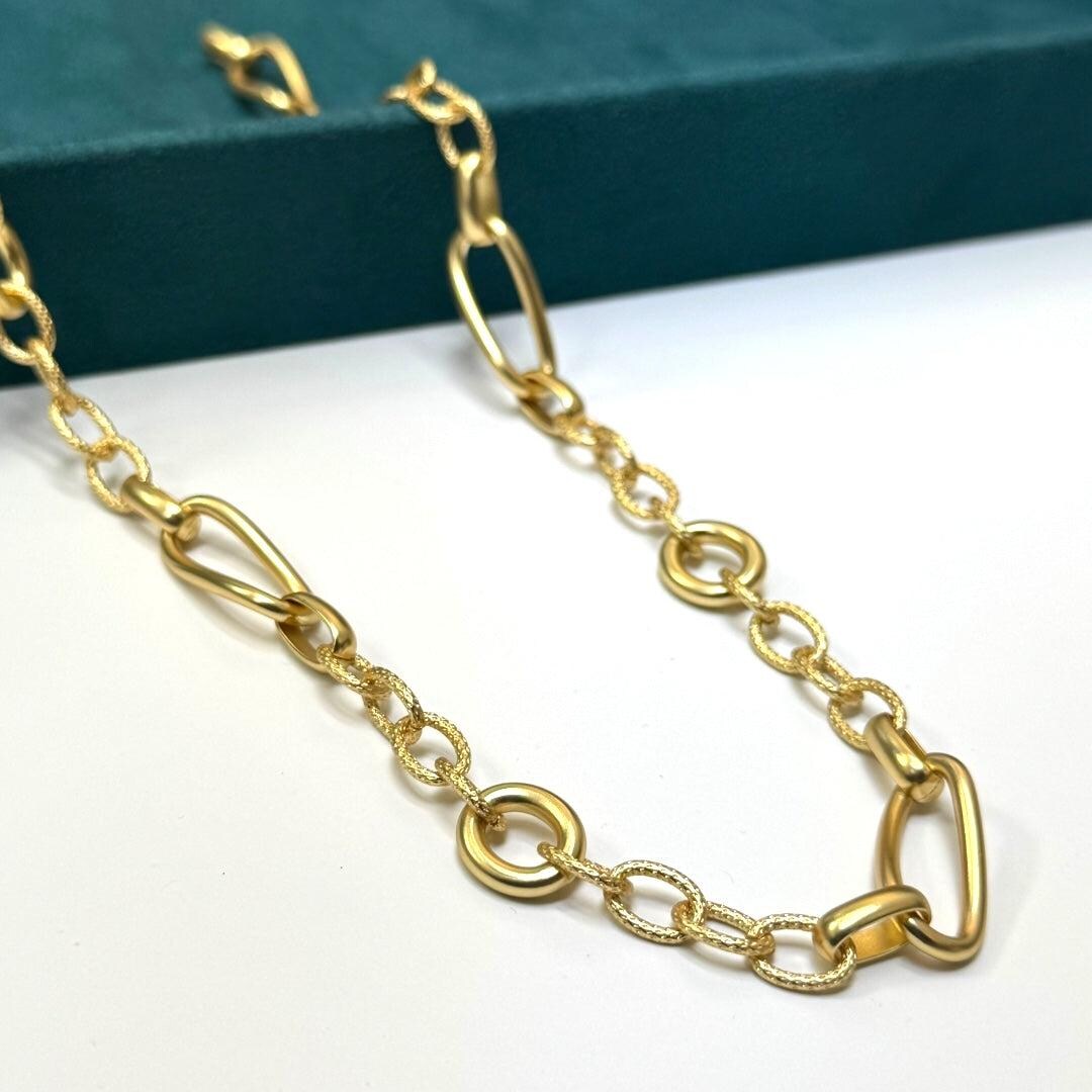 Eveline Mattgold Chain - Etsy