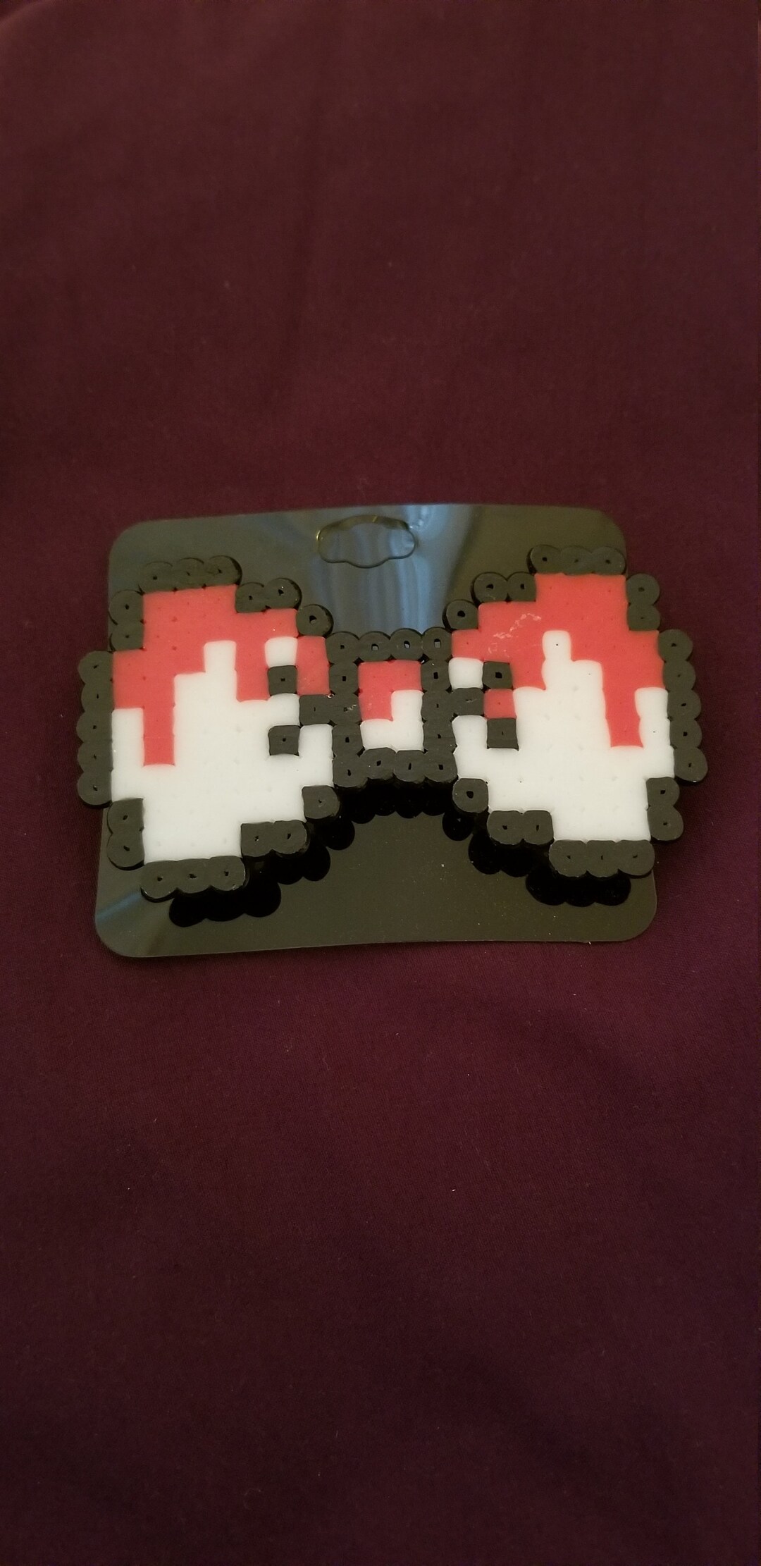 Blood Dripped 8-bit Bow - Etsy