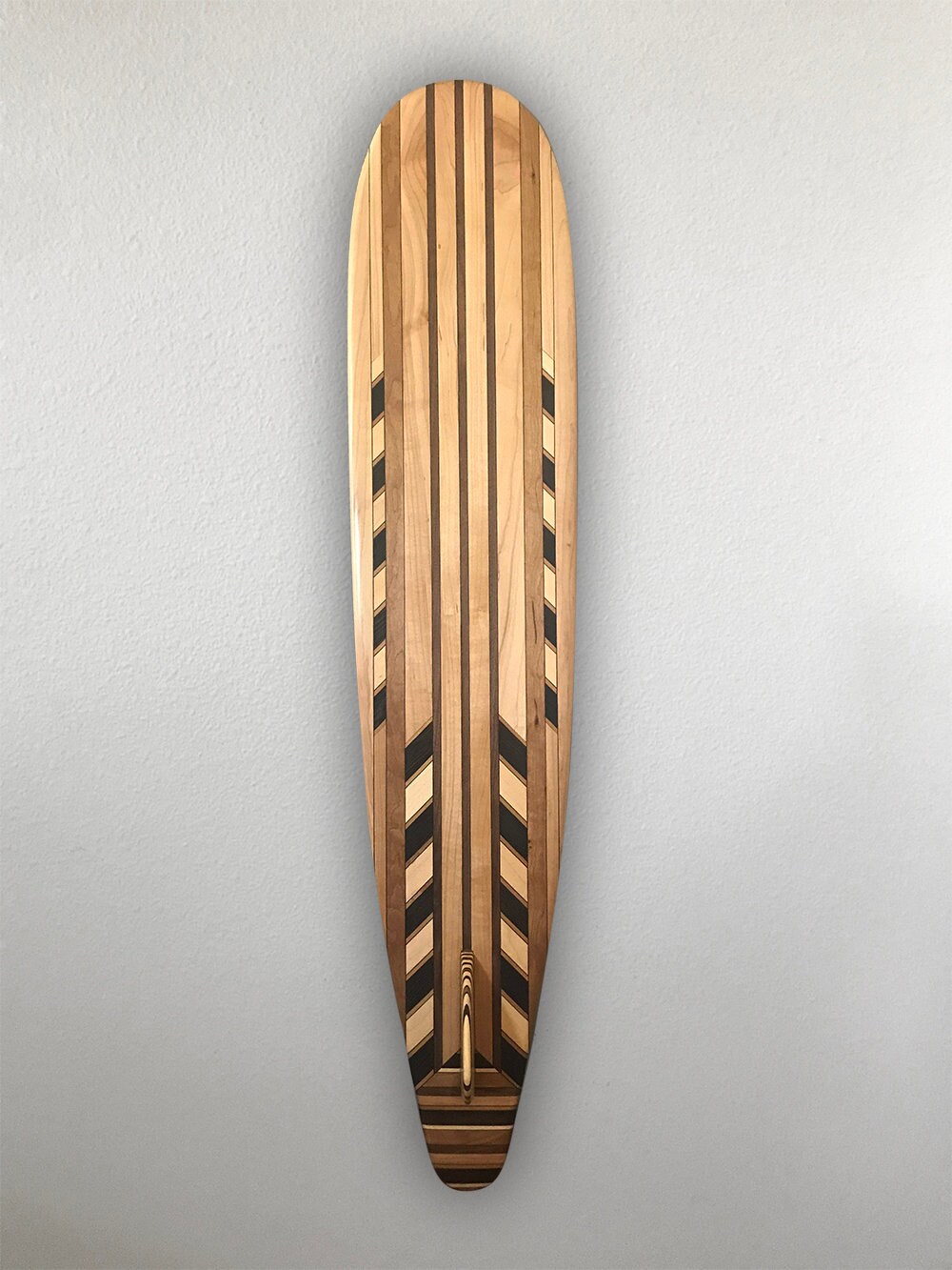 Board 004 Beautiful Handmade 1/4 Scale Wood Longboard Surfboard, 40 X 8 ...