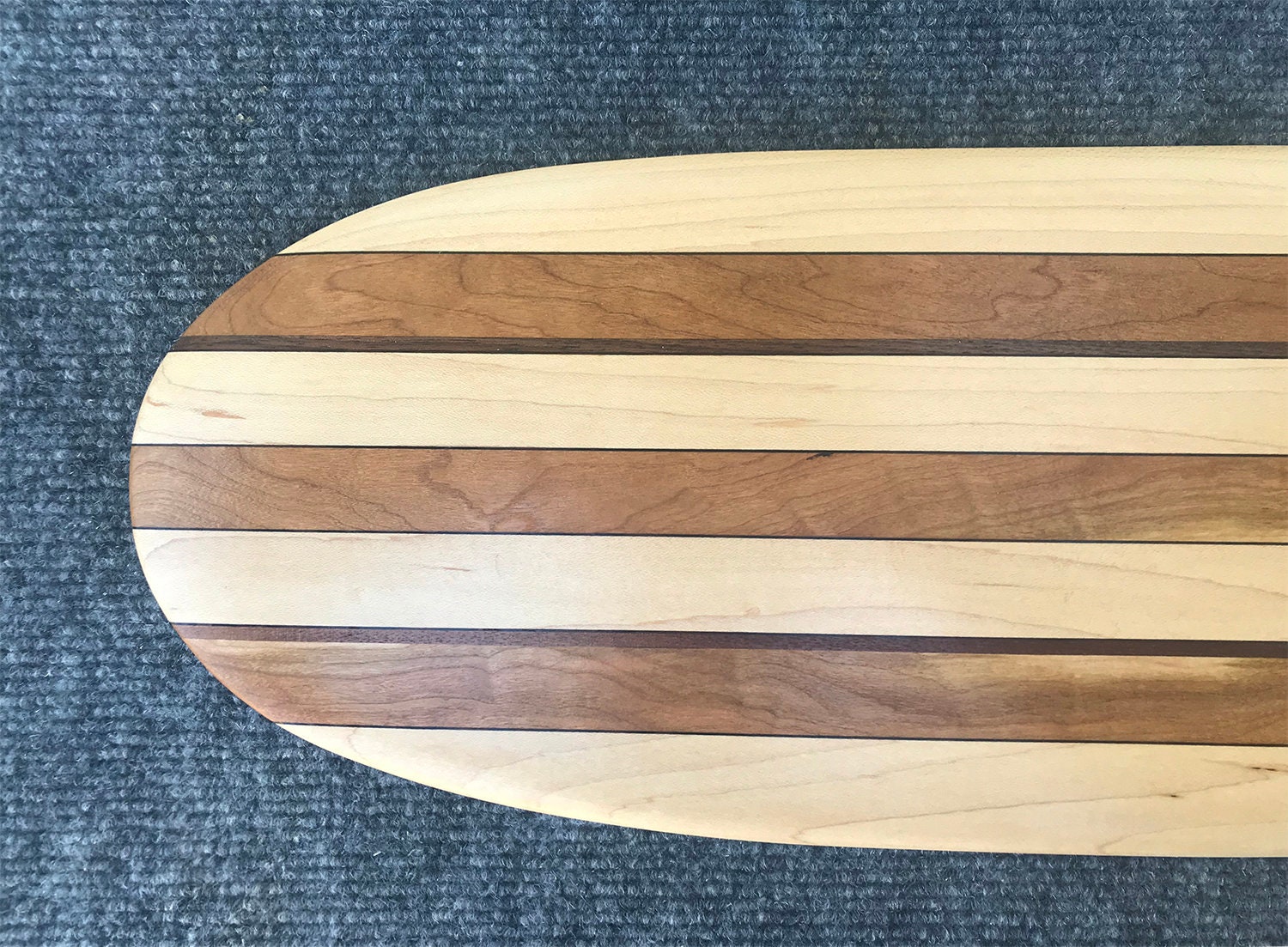 Board 003 Beautiful Handmade 1/5 Scale Wood Longboard Surfboard, 31 X 6 ...