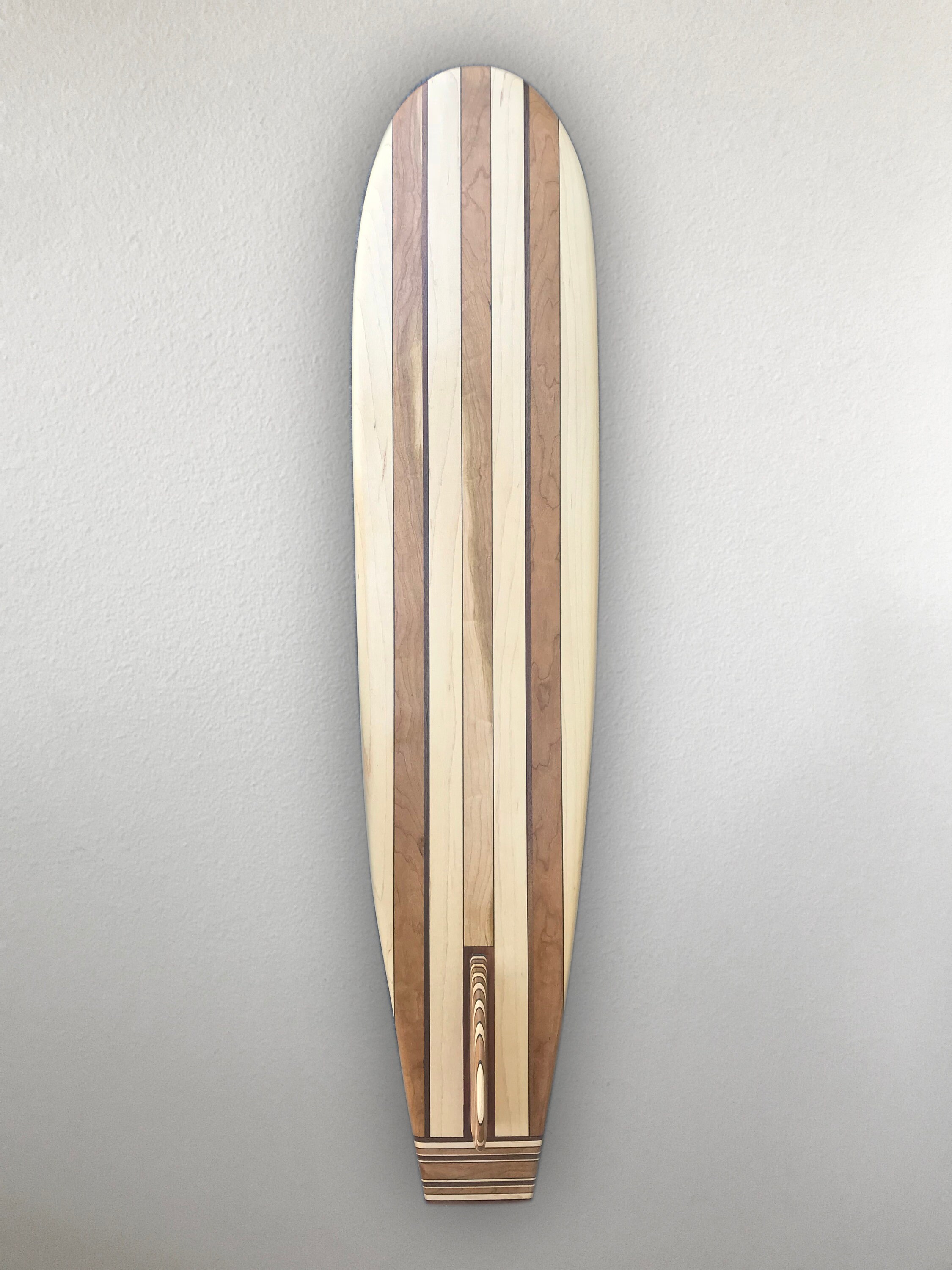 Board 003 Beautiful Handmade 1/5 Scale Wood Longboard Surfboard, 31 X 6 ...