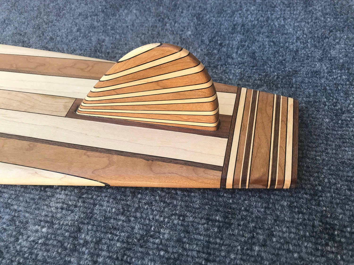 Board 003 Beautiful Handmade 1/5 Scale Wood Longboard Surfboard, 31 X 6 ...
