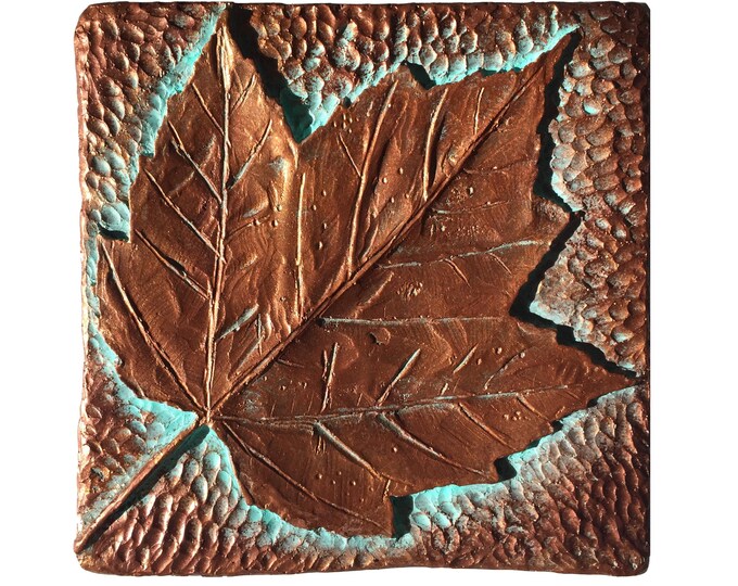Maple Leaf Sculpted Wall Plaque, Leaf Art, Fall Decor, Leaf Decor ...