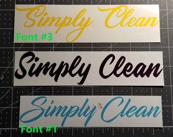Clean Decal - Etsy
