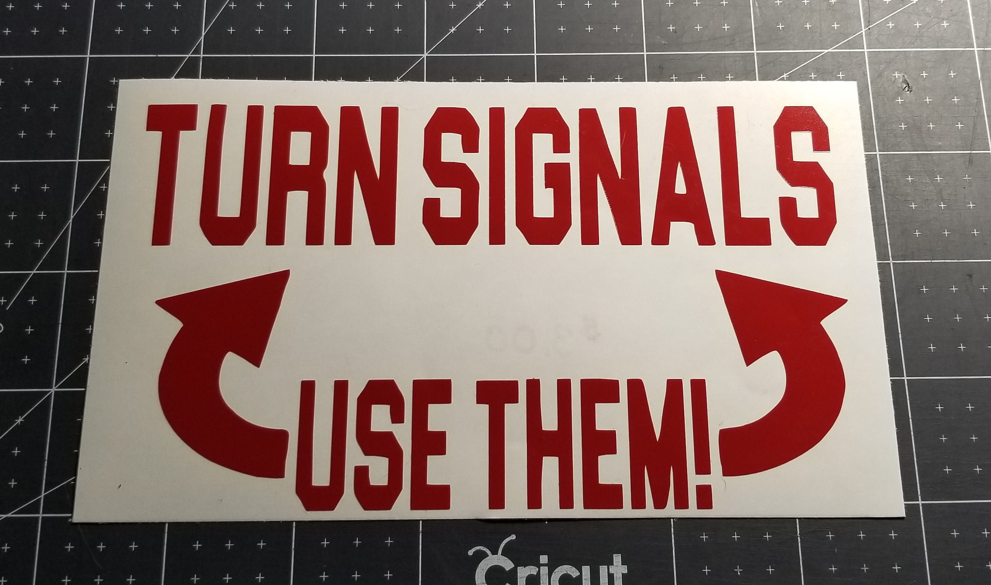 TURN SIGNALS Use Them Decal 3 Different Font Choices - Etsy