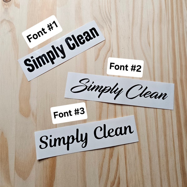 Clean Decal - Etsy