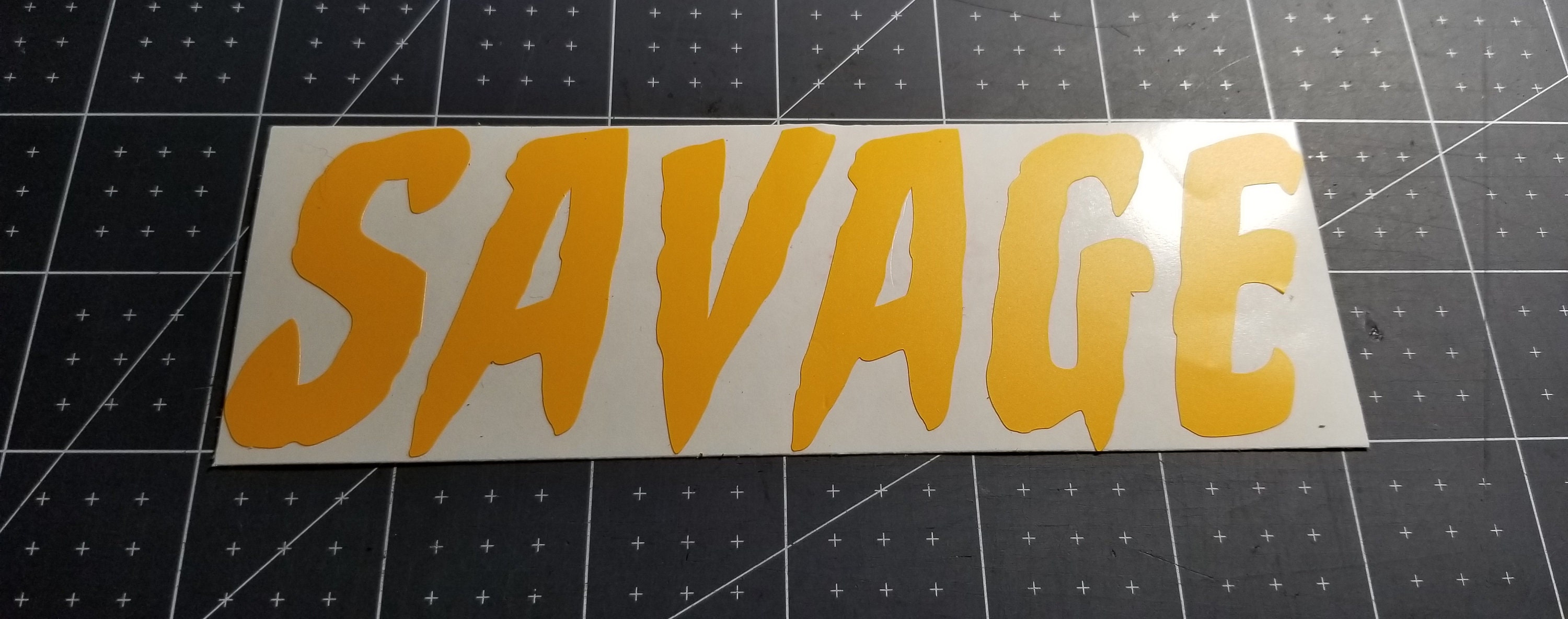 Savage decal 3 different font choices | Etsy