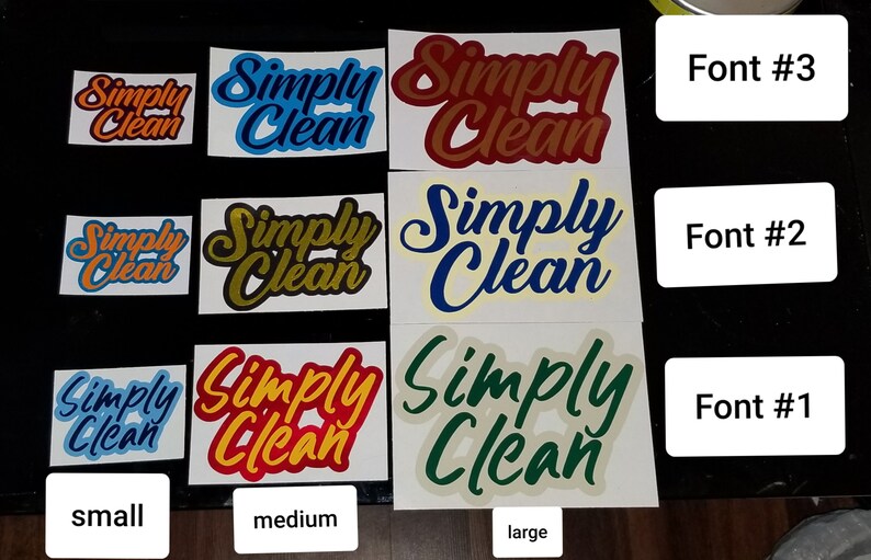 Simply Clean 2-layer Decal | Etsy