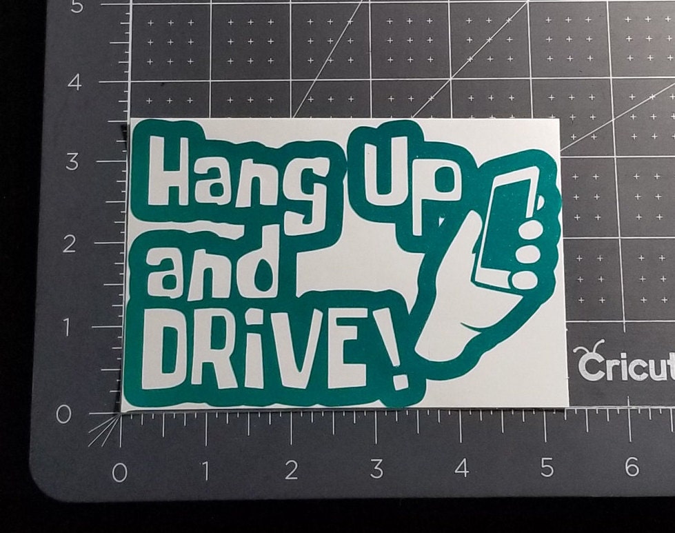 Hang up and DRIVE Decal 3 Different Font Choices - Etsy