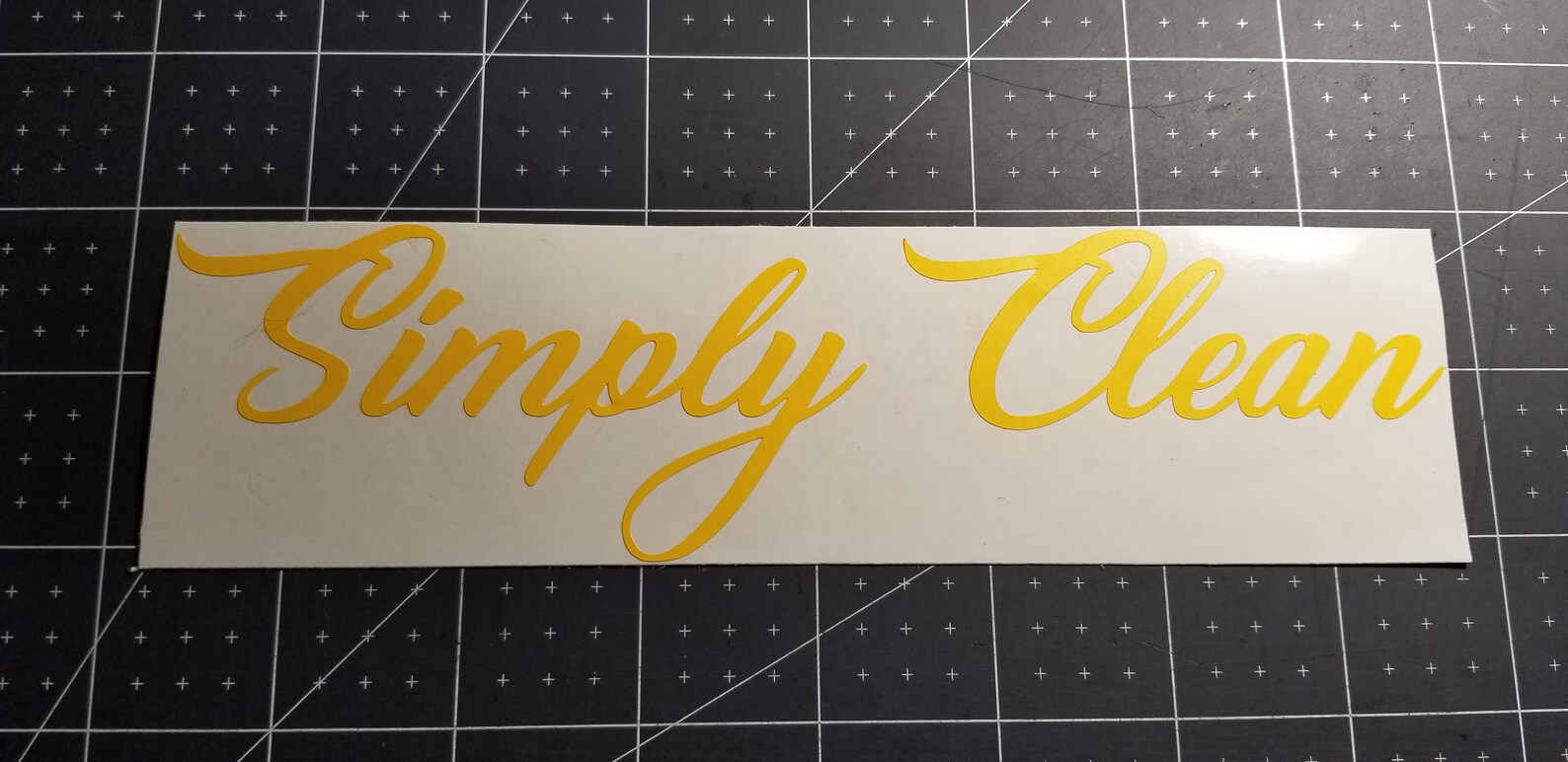 Simply Clean decal 3 different font choices | Etsy