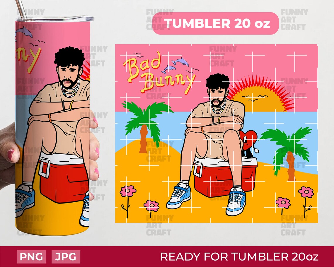 Bad Bunny Png Un Verano Sin Ti Tumbler Digital Download File - Etsy