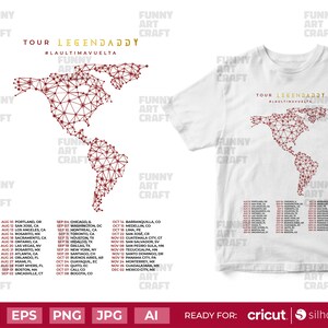 Daddy Yankee Svg Legendaddy Svg La Ultima Vuelta World Tour Reggaeton ...