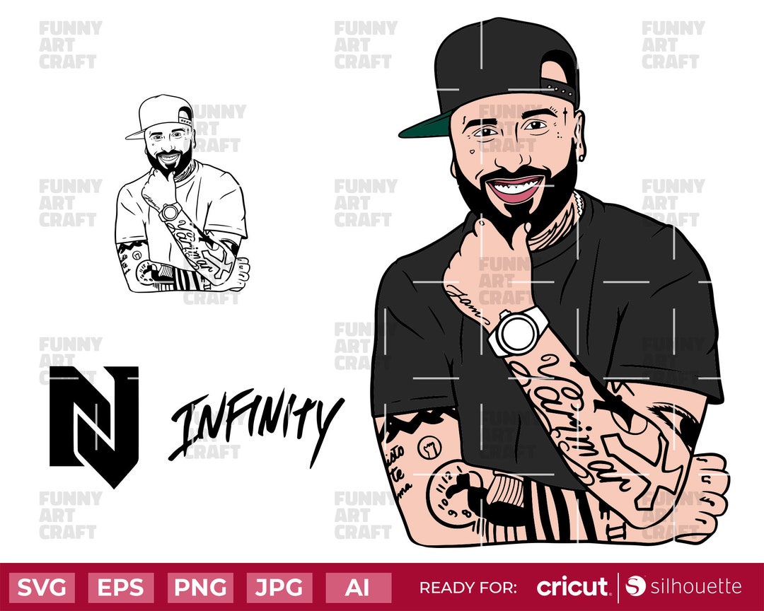 Nicky Jam Svg Infinity Tour Logo, Sublimation, Layered Digital File ...