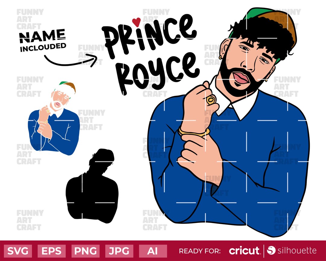 Prince Royce Svg Digital File Clipart Png for Tshirt, Stickers, Tumbler ...