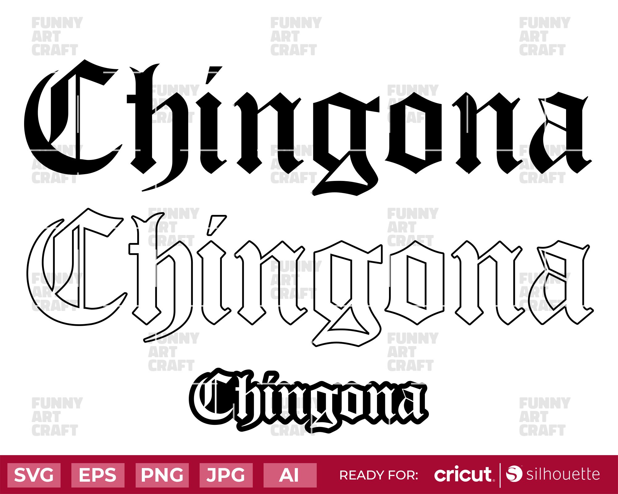 Chingona Svg Funny Mexican Saying Svg Mexican Svg Gift for - Etsy