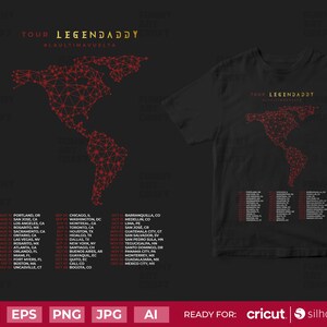 Daddy Yankee Svg Legendaddy Svg La Ultima Vuelta World Tour Reggaeton ...