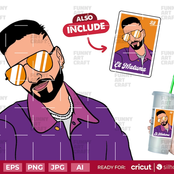 Maluma Svg - Etsy