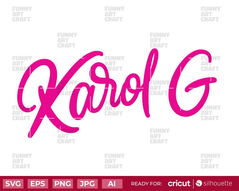 Karol G SVG Las Bichotas No Lloran Mamiii SVG Becky G Ready for Cricut ...