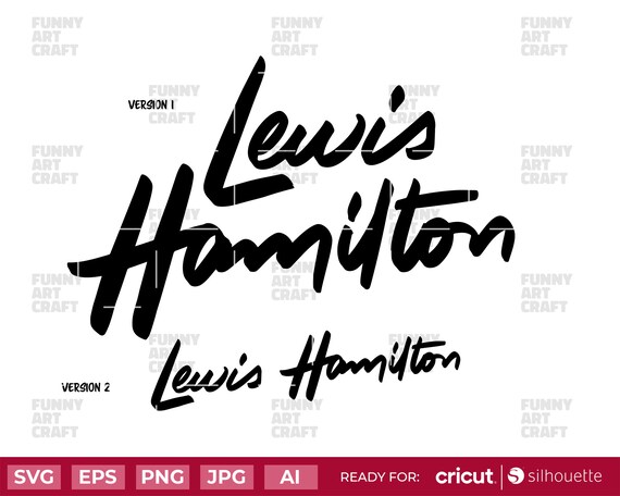 Lewis Hamilton Svg Formula 1 F1 Svg Clipart Png Digital File | Etsy