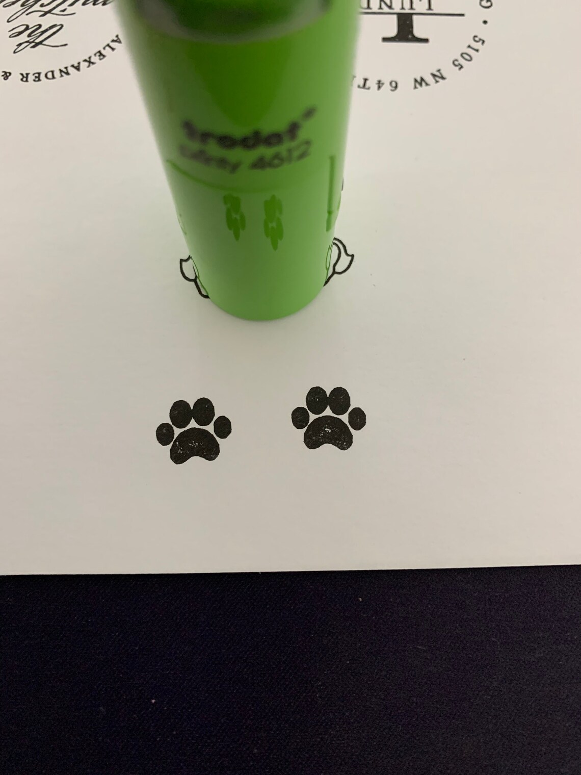 Paw Stamp - Etsy